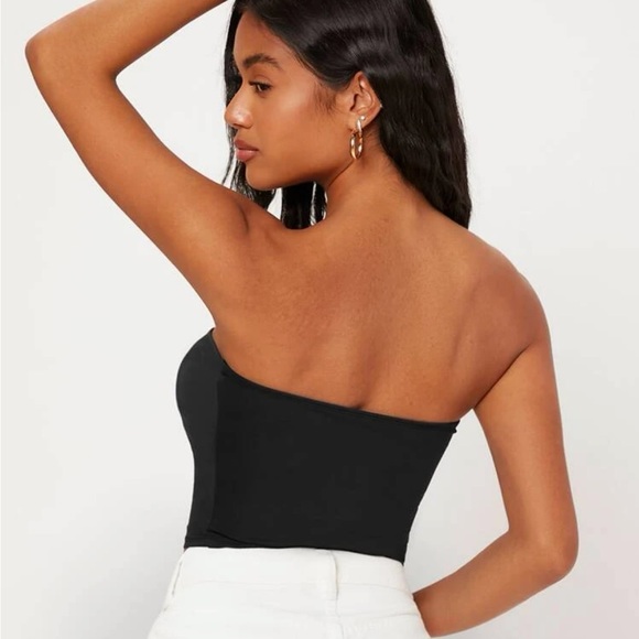 SHEIN | Tops | Nwt Shein Basics Solid Crop Tube Top | Poshmark